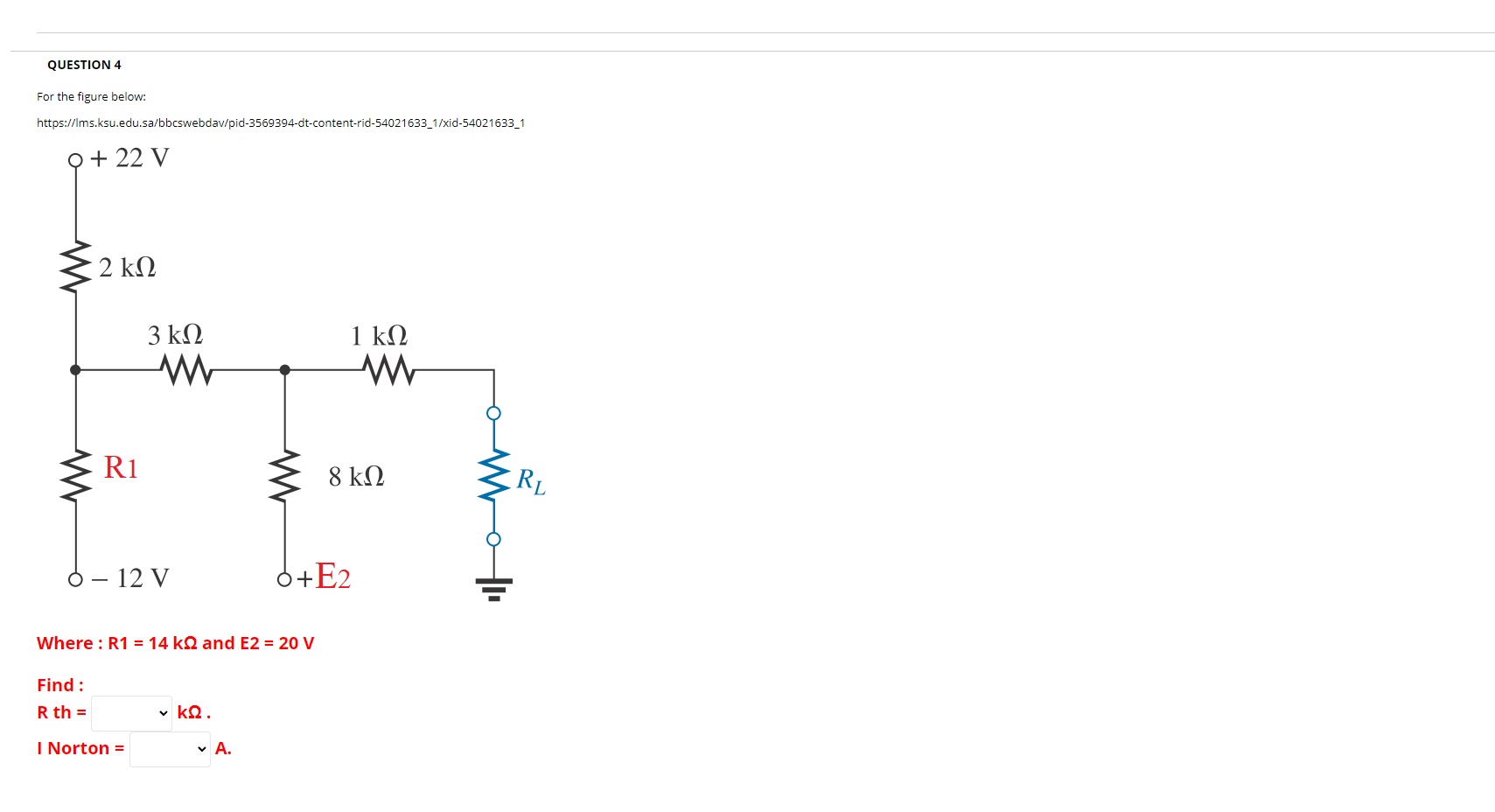 Solved QUESTION 4 For the figure below: | Chegg.com