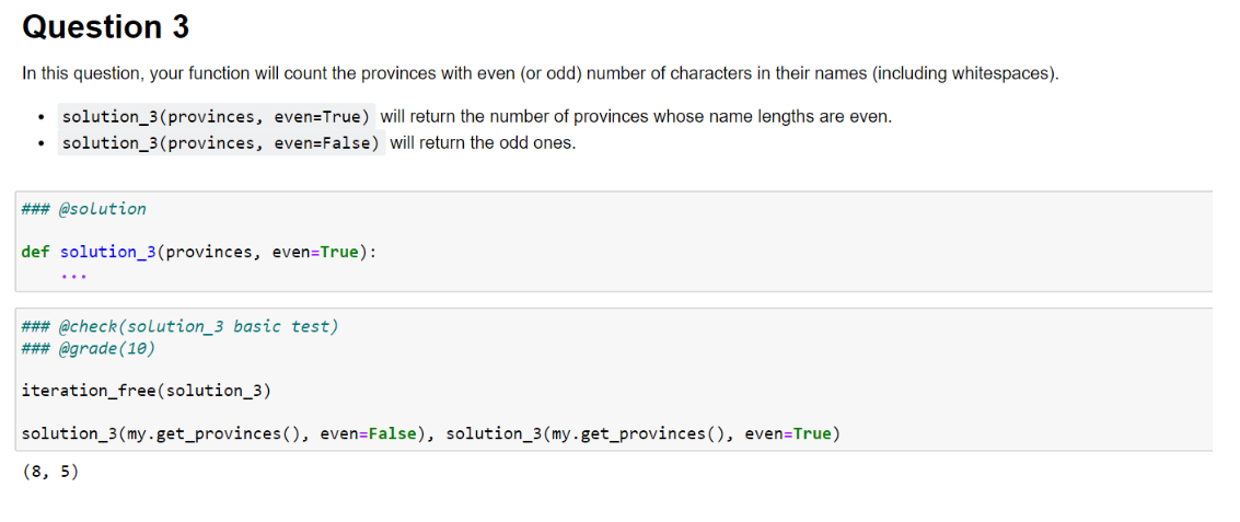 Solved Assignment using lambda functions and | Chegg.com
