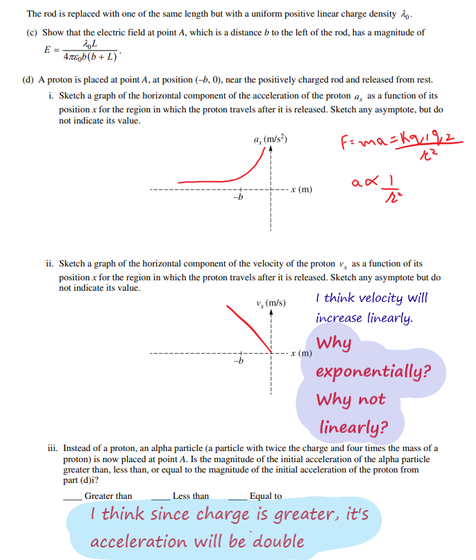 Solved Please help with D all parts. Kindly explain why my | Chegg.com
