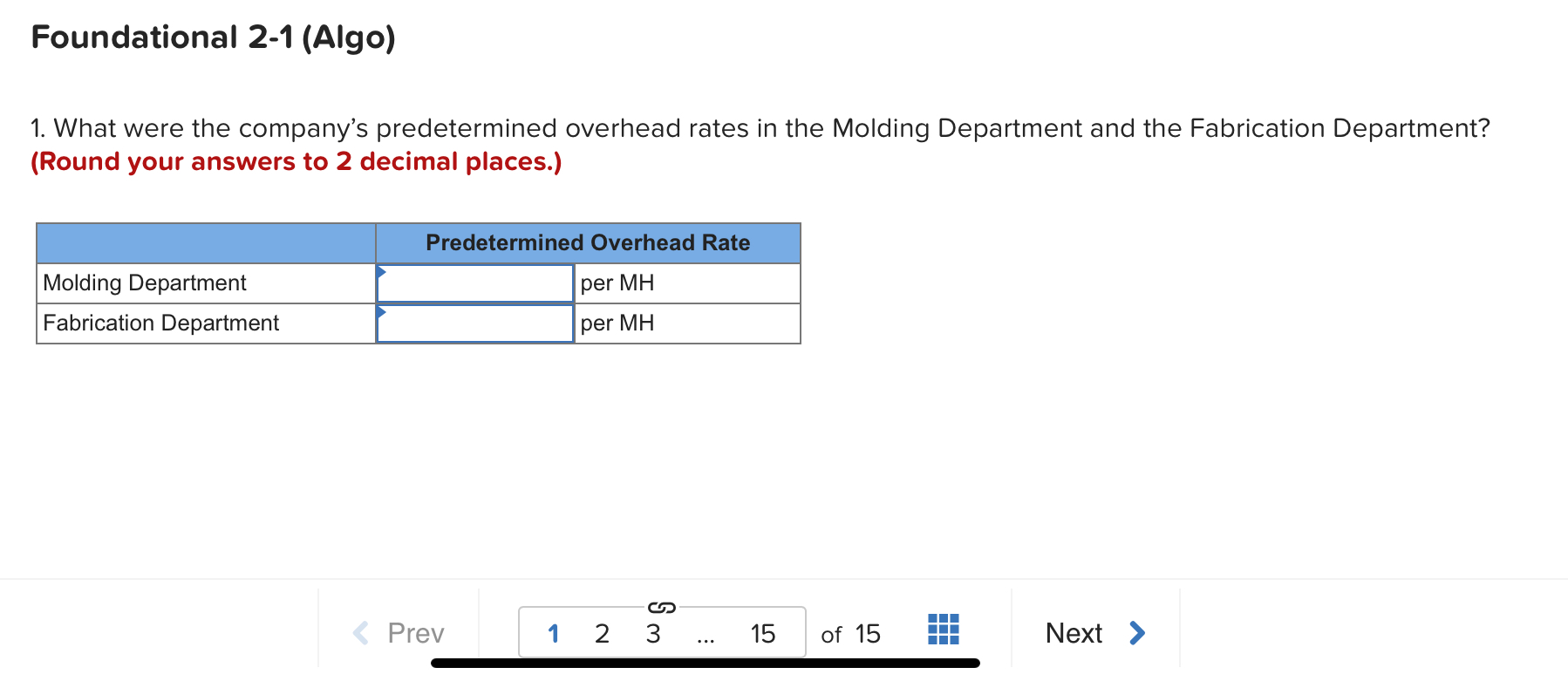 Solved The Foundational 15 (LO2-1, LO2-2, LO2-3, LO2-4] (The | Chegg.com