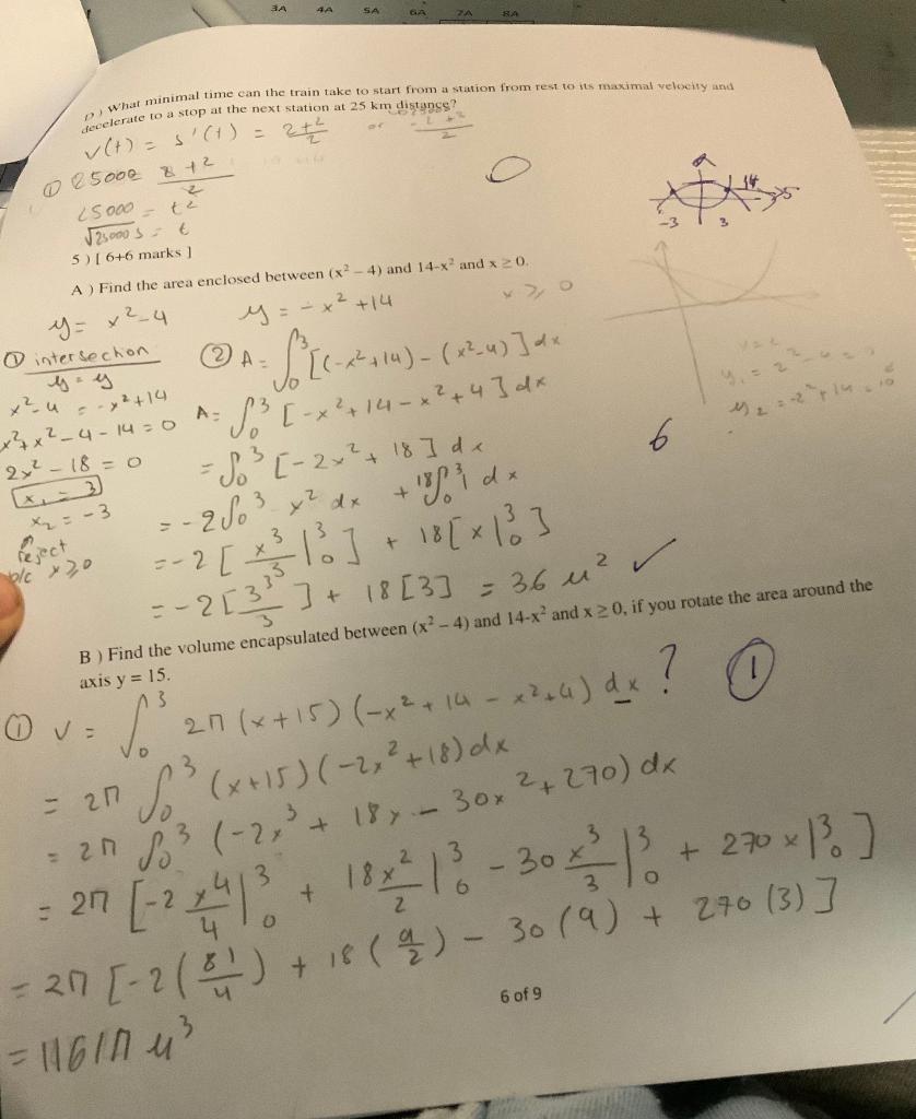 b) [ 5+5 marks ] Find the derivative of the function | Chegg.com