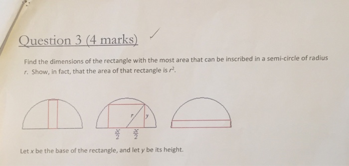 Solved Find the dimensions of the rectangle with the most | Chegg.com