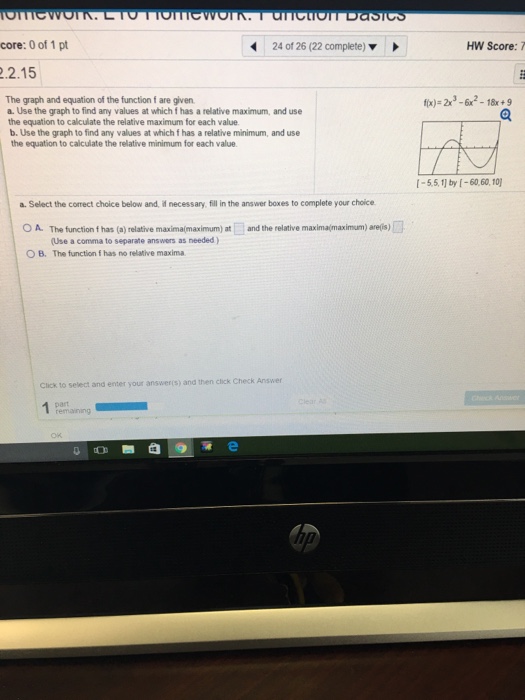 Solved The graph and equation of the function f are given. | Chegg.com
