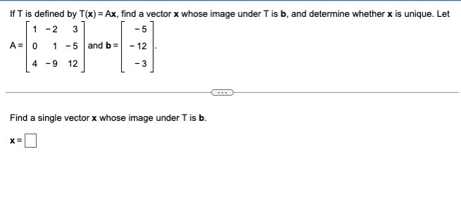 Solved If \\( \\mathrm{T} \\) is defined by \\( | Chegg.com