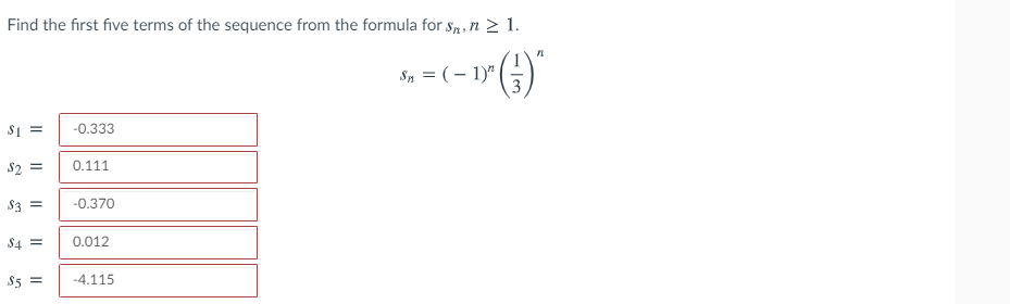 Solved Find a formula for Sn, n > 1. 1 1 1 4' 8' 12' 1 1 16' | Chegg.com