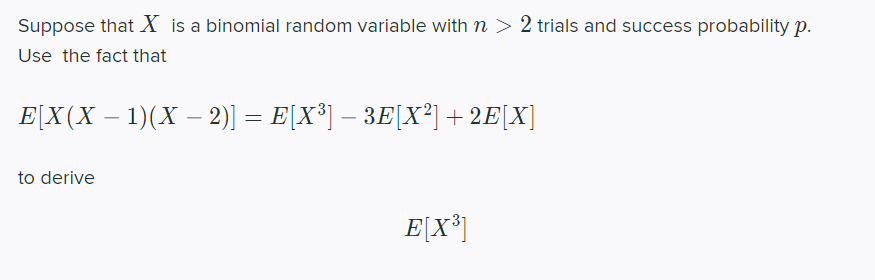 Solved Suppose that X is a binomial random variable with n > | Chegg.com