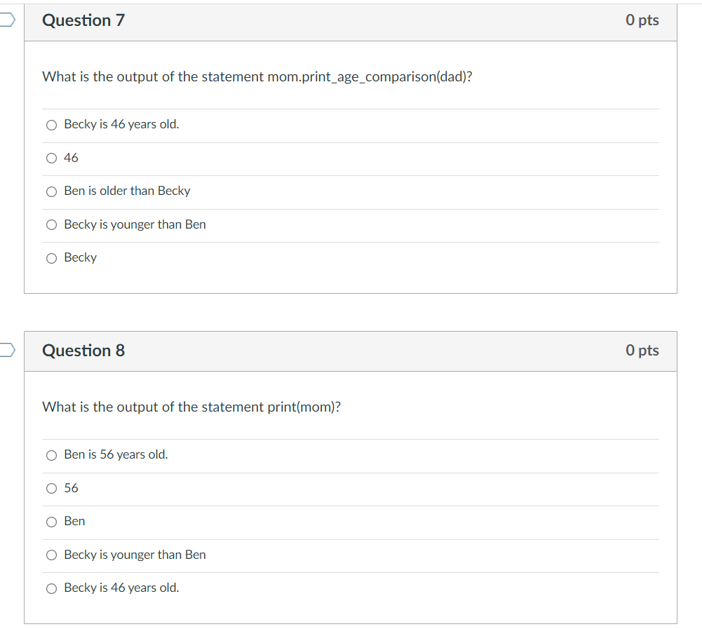 Solved class Person : def __init__(self, name="", | Chegg.com