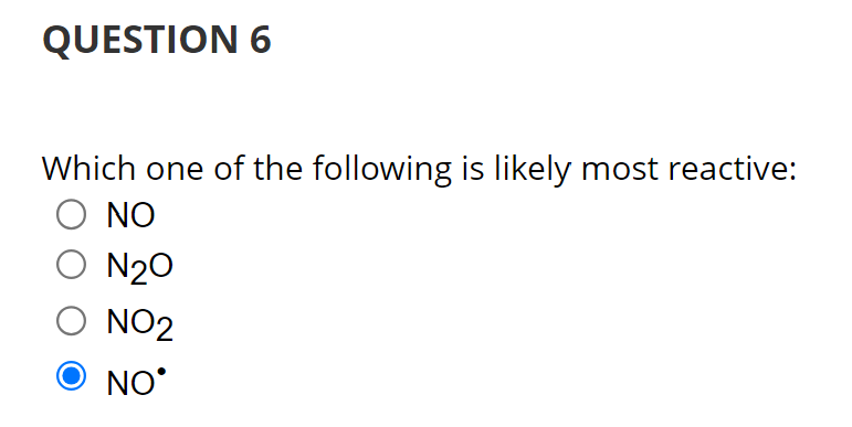 Solved Which one of the following is likely most reactive: | Chegg.com
