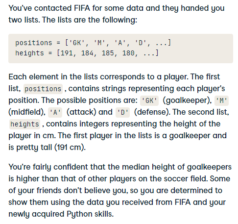 Solved You've contacted FIFA for some data and they handed | Chegg.com