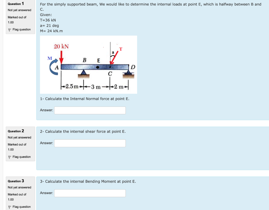 Solved Question 1 Not yet answered Marked out of 1.00 For | Chegg.com