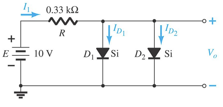 Solved Determine VO , I1 , ID1 , and ID2 | Chegg.com Solved Determine VO , I1 , ID1 , and ID2 | Chegg.com