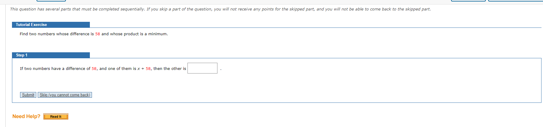 Solved Find two numbers whose difference is 58 and whose | Chegg.com Solved Find two numbers whose difference is 58 and whose | Chegg.com
