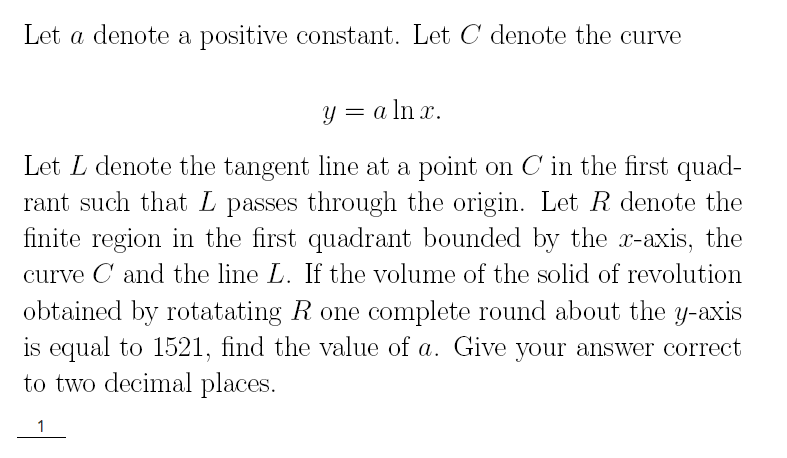 Solved Let a denote a positive constant. Let C denote the | Chegg.com Solved Let a denote a positive constant. Let C denote the | Chegg.com
