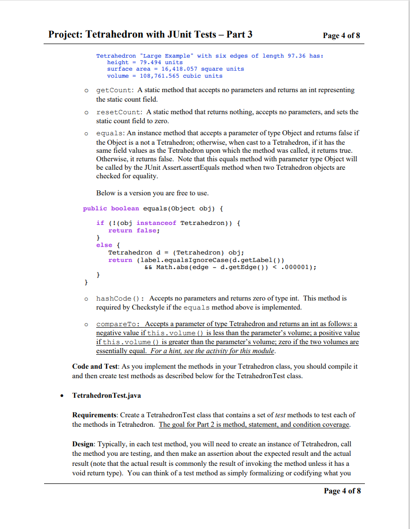 Solved Only need List project and List test Project with | Chegg.com