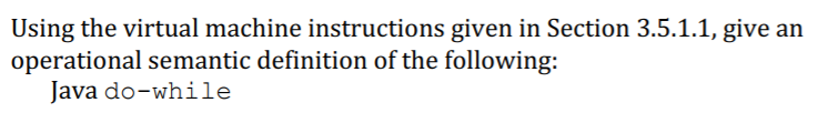 Solved Using the virtual machine instructions given in | Chegg.com