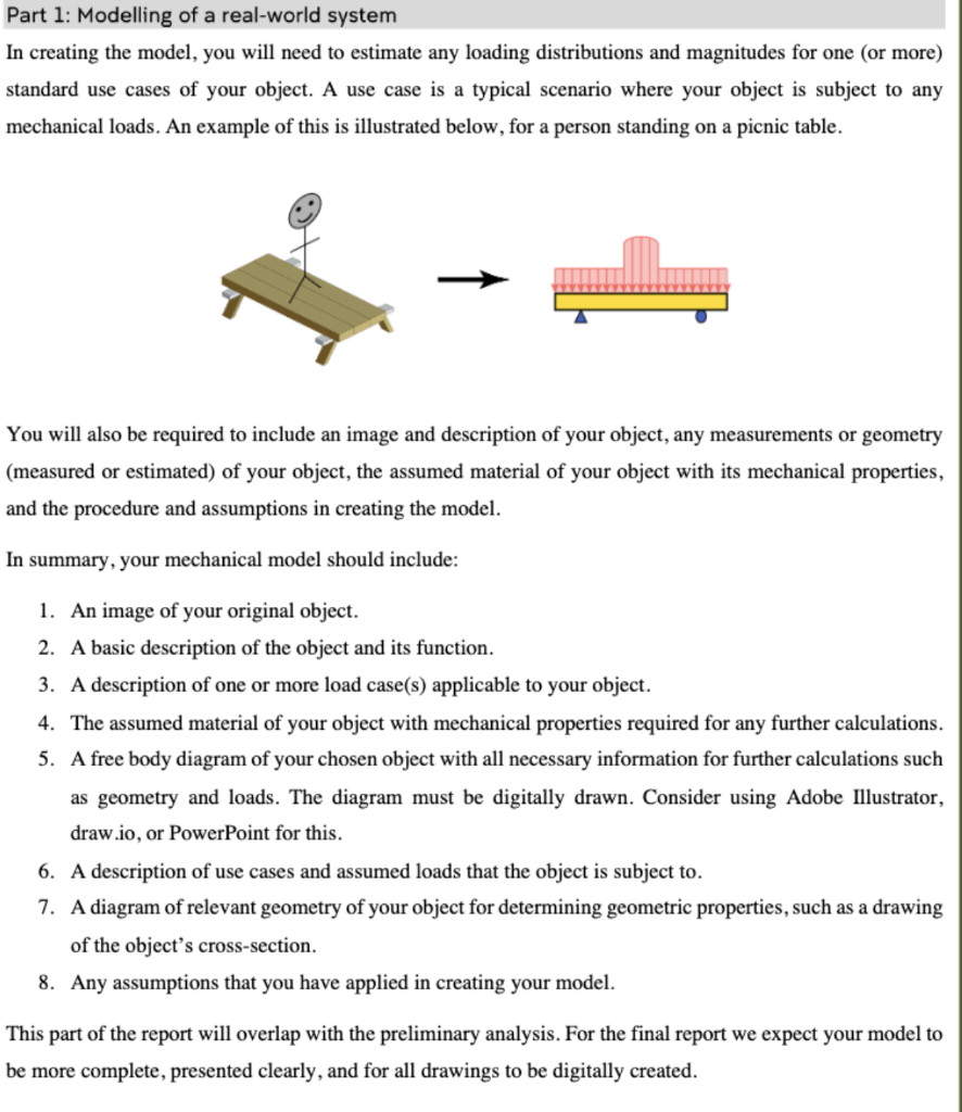 Solved Part 1: Modelling of a real-world system In creating | Chegg.com