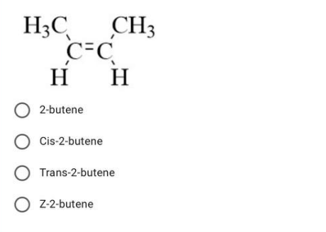 Solved O2N-H2C CH3 CEC H C1 (E)-3-chloro-1-nitro-2-butene O | Chegg.com