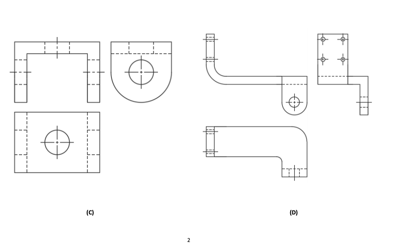 Solved Construct all extension lines, dimension lines, | Chegg.com