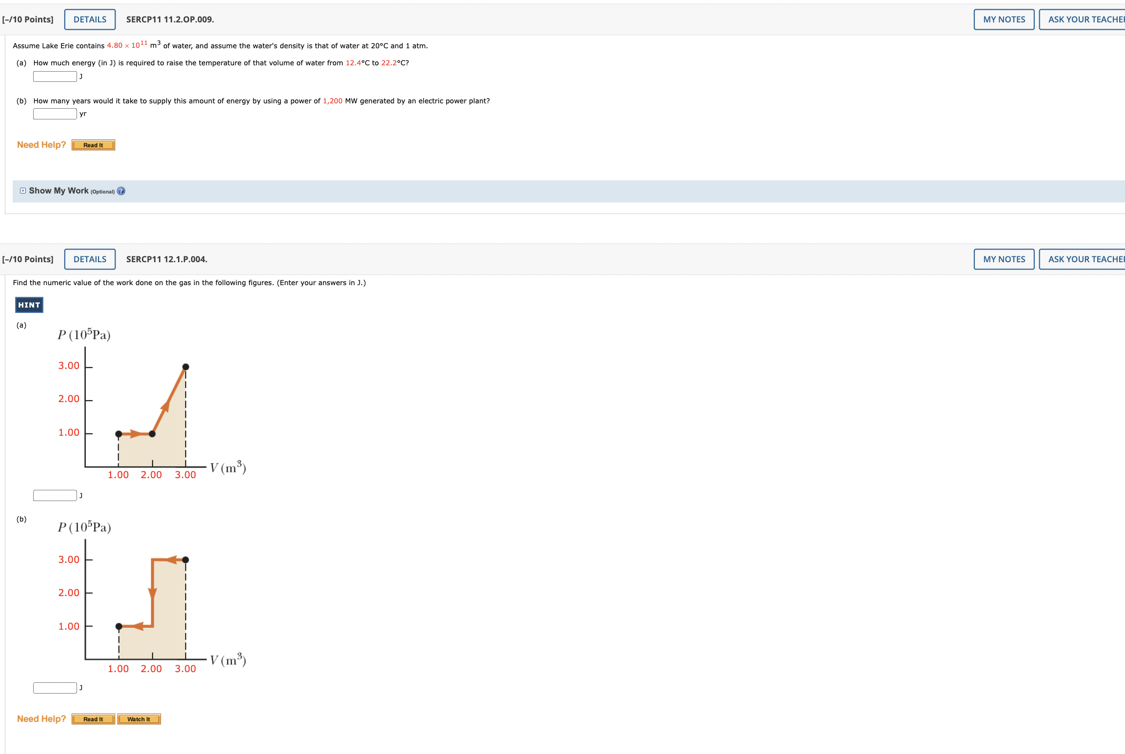 Solved Assume Lake Erie contains 4.80×1011 m3 of water, and | Chegg.com