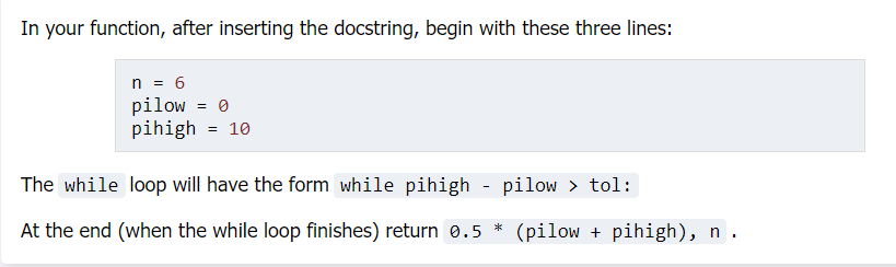 Solved Your Task Write a function archimedes (tol) which for | Chegg.com