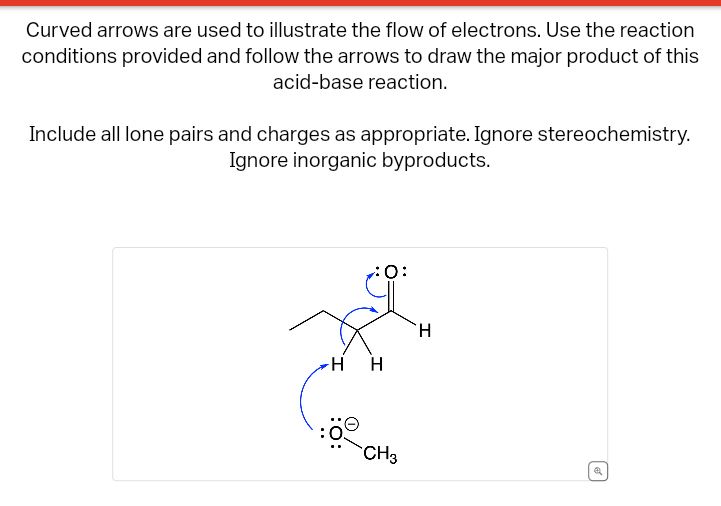 Solved Curved arrows are used to illustrate the flow of | Chegg.com