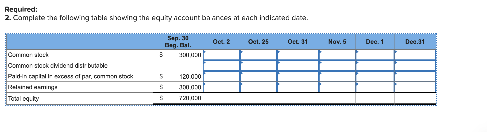 Solved Problem 11-3A Equity analysis-journal entries and | Chegg.com