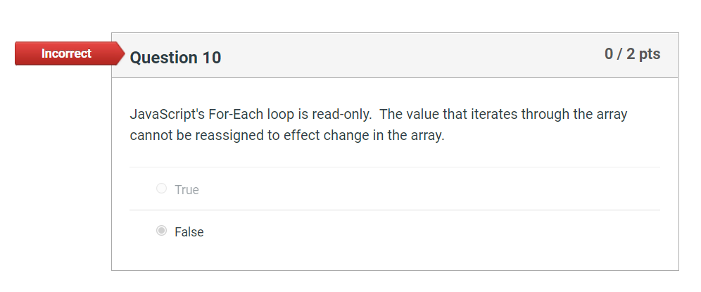 Solved Javascripts For Each Loop Is Read Only The 1126
