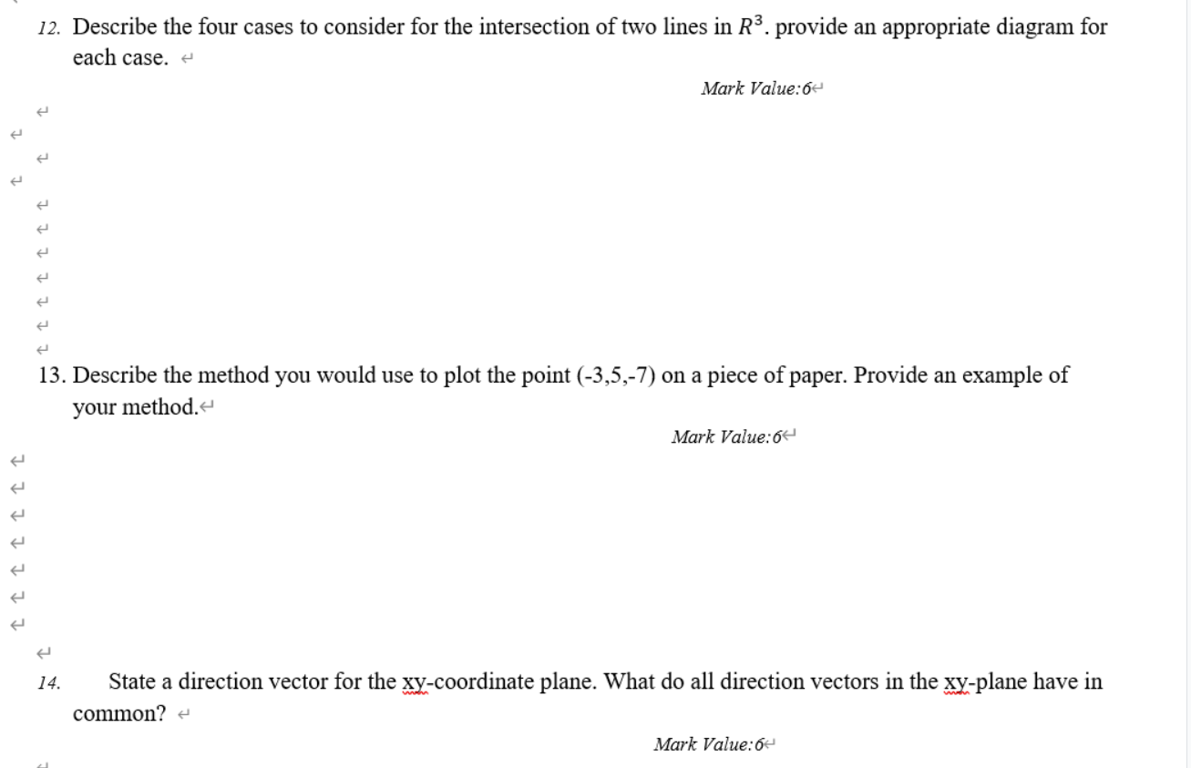 Solved 12. Describe the four cases to consider for the | Chegg.com