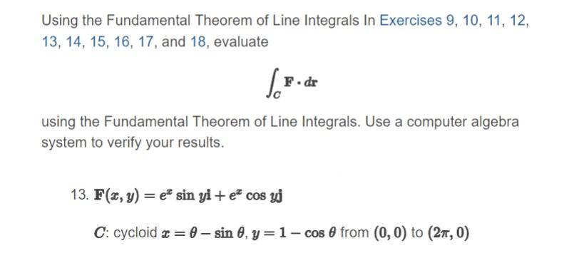 Solved Using the Fundamental Theorem of Line Integrals In | Chegg.com