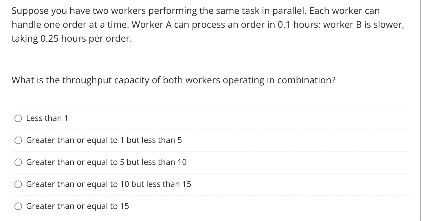 Solved Suppose you have a three task sequence. All customers | Chegg.com