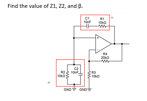 Solved Find the value of Z1,Z2, and β. | Chegg.com