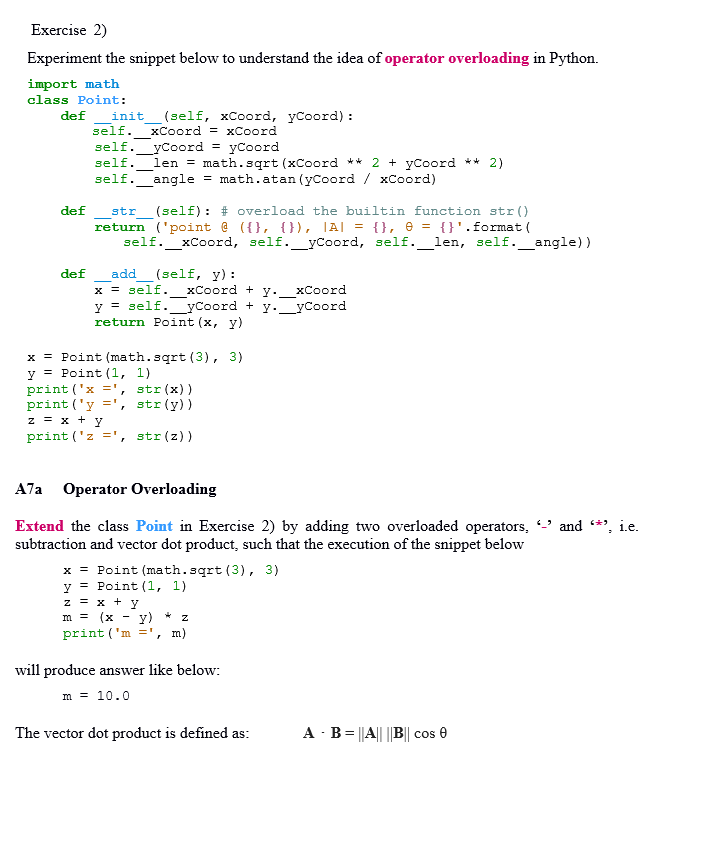 Solved Exercise 2) Experiment the snippet below to | Chegg.com