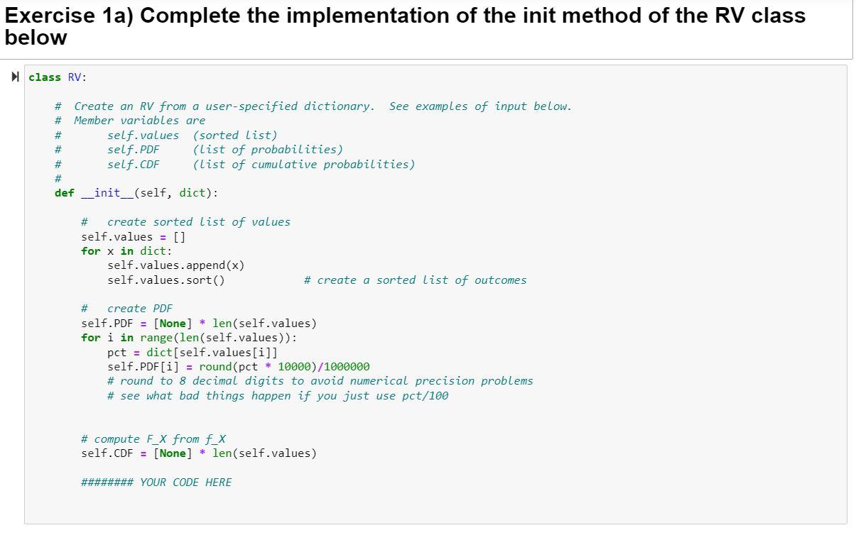 Solved Exercise 1 Data Structures For Discrete Rvs Pdfs 