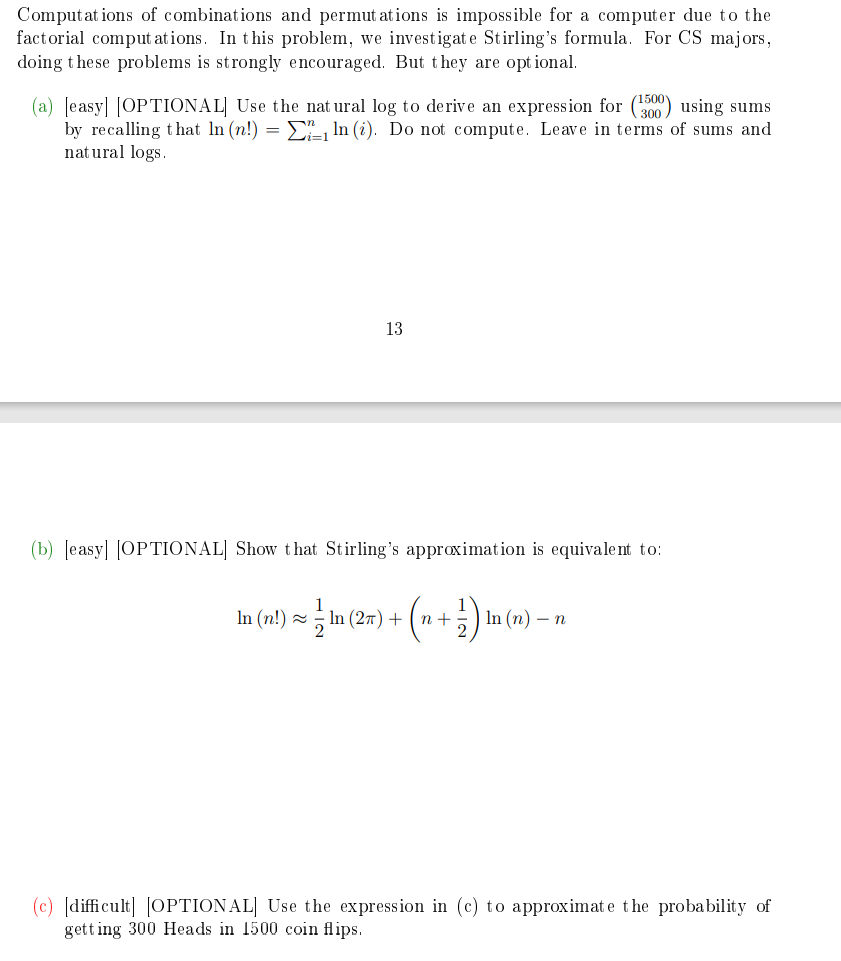 Solved Computations of combinations and permut ations is | Chegg.com
