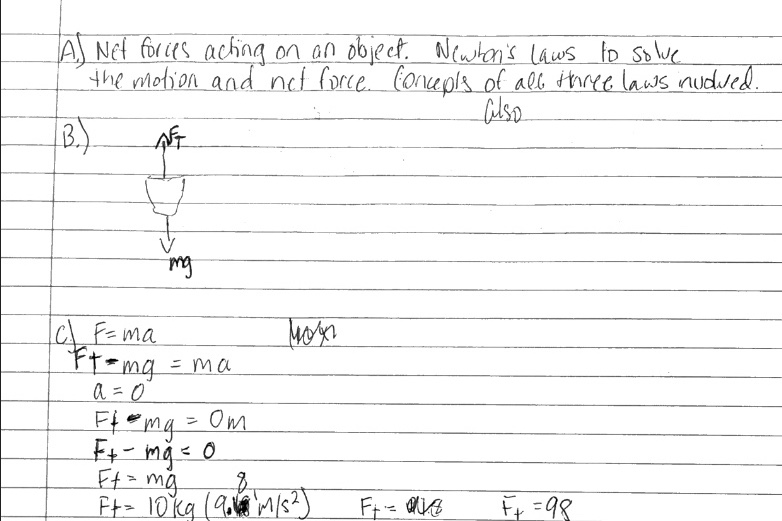 Solved Please identify the conceptual understanding of the | Chegg.com