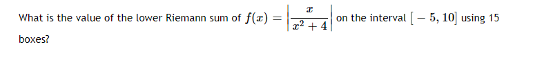 Solved What is the value of the upper Riemann sum of | Chegg.com