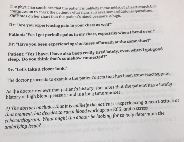 Solved Case study #4: Cardiovascular Health Instructions: | Chegg.com