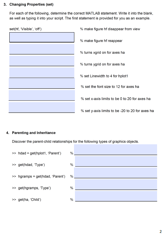 Solved Unit 8 - Object Oriented Programming / Handle | Chegg.com