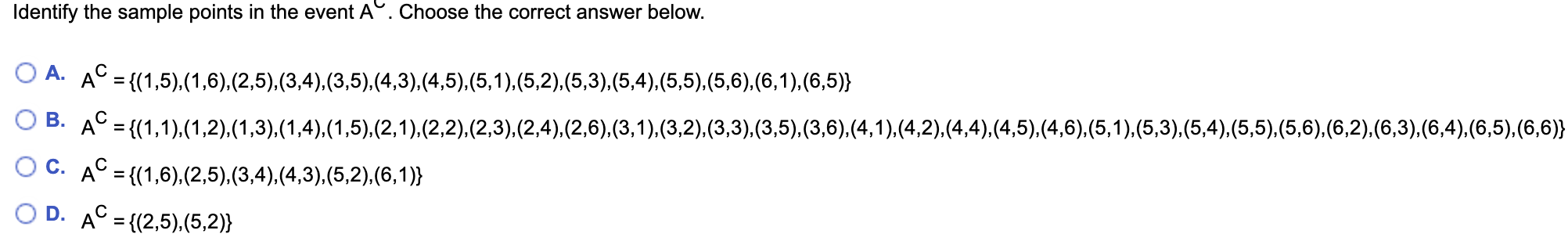 Solved A pair of fair dice is tossed. Define the events A | Chegg.com