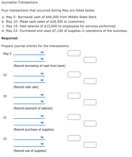 Solved Journalize Transactions Four transactions that | Chegg.com Solved Journalize Transactions Four transactions that | Chegg.com