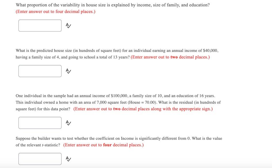 Solved SUMMARY OUTPUT Regression Statistics Multiple R R | Chegg.com