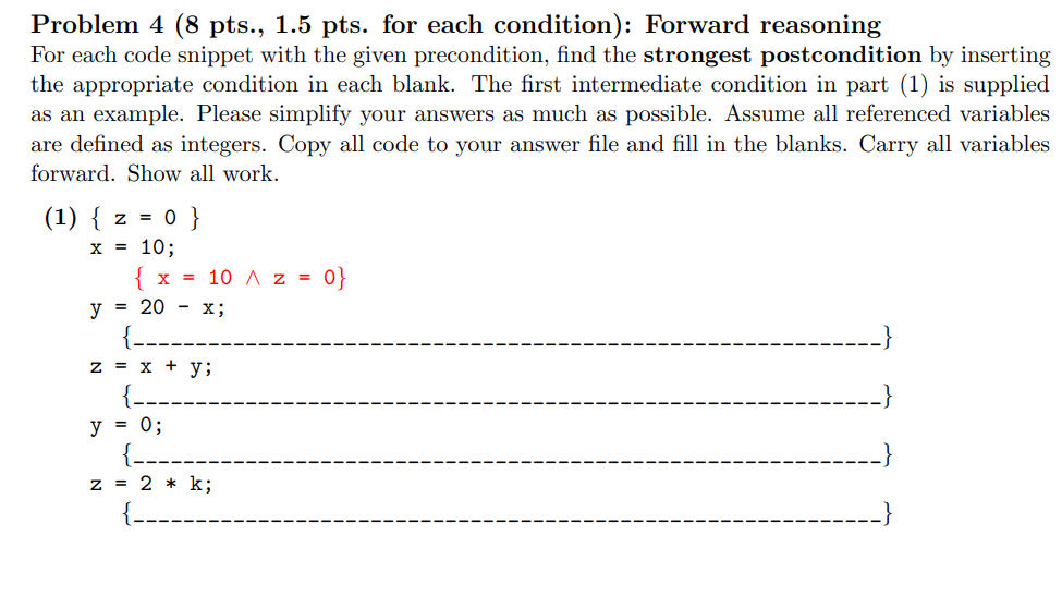 Solved Problem 4 (8 pts., 1.5 pts. for each condition): | Chegg.com Solved Problem 4 (8 pts., 1.5 pts. for each condition): | Chegg.com