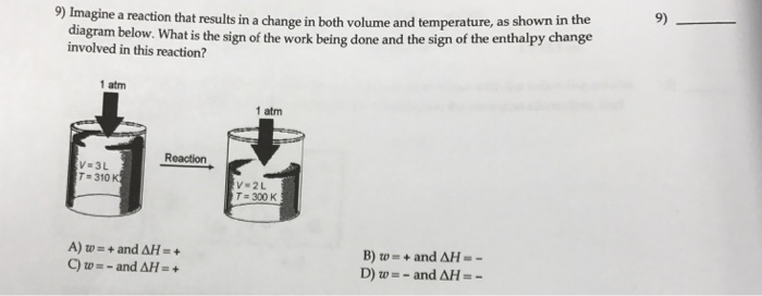 Solved Imagine a reaction that results in a change in both | Chegg.com