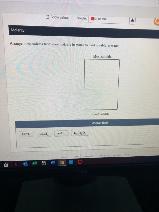 Use the interactive to observe how solute amount and | Chegg.com