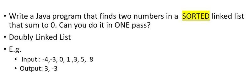 Solved • Write a Java program that finds two numbers in a | Chegg.com
