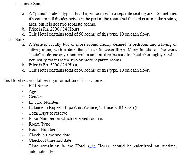 Solved One line Description of Project Design and Develop a | Chegg.com