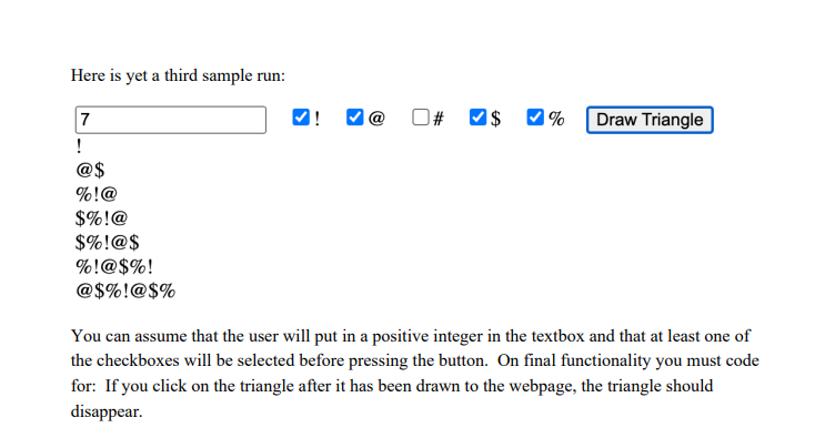 Solved Make the following webpage: ! @ # $ %Notice the | Chegg.com
