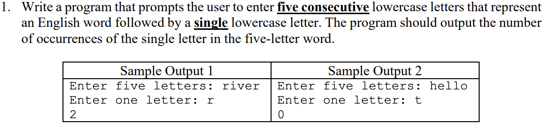 Solved Write a C++program that prompts the user to enter | Chegg.com