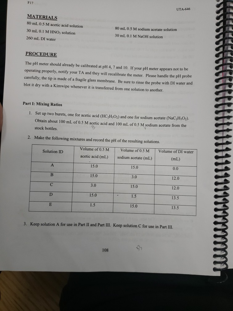 F17 4. UTA-646 Rank the three starting solutions in | Chegg.com