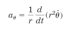 Solved aθ=1rddt(r2(θ˙))Hello, i would like help on ﻿finding | Chegg.com